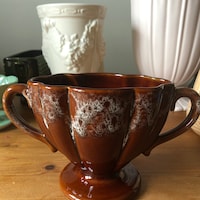 Corn Dish by Kernewek Pottery With Poppy Pattern - Etsy UK