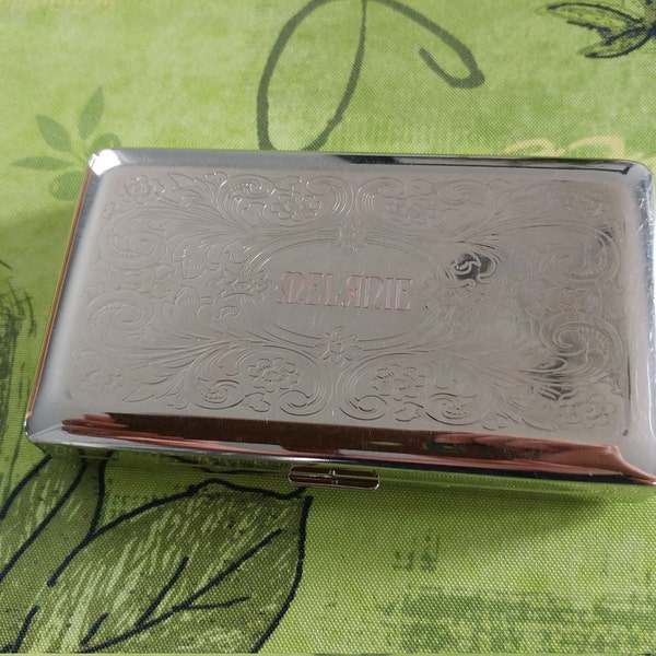 Custom Engraved Personalized 120s Cigarette Case Double Sided With ...