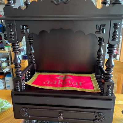 24 KMD Small Pooja Mandir for Home & Wooden Temple With Doors - Etsy