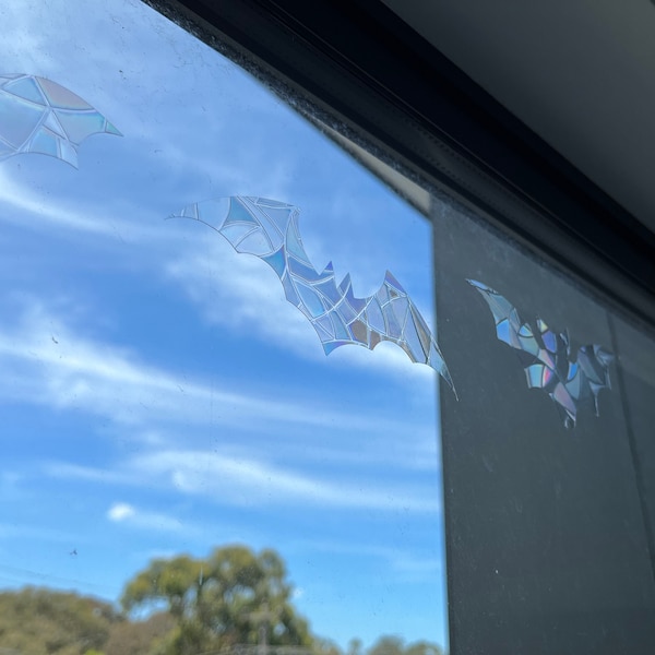 Bat Suncatchers for Windows, Bats Rainbow Maker Decal, Rainbow Maker ...