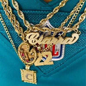 14K or 10K Solid Gold Diamonds Name Plate Personalized - Etsy