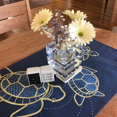 Sashiko Turtles Tea Towel Three Turtles by Marketa_stengl Sea Turtles ...