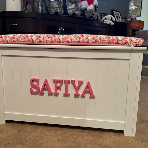 Girls Personalised Toy Box - Etsy