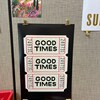Shipped Wall Art Prints Trendy Good Times Ticket Print (unframed) Retro ...
