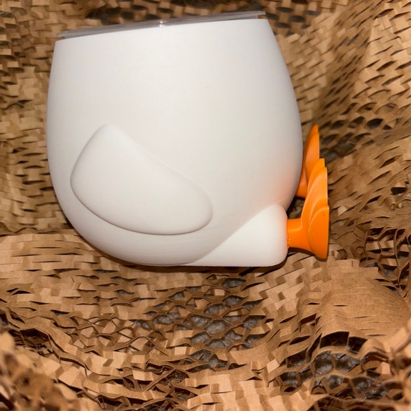 Cute Duckling Plant Pot Minimalistic 3D Printed Planter Modern Home ...