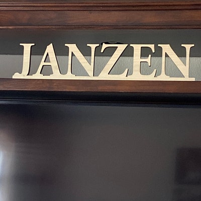 Custom Made, Laser Cut Sign With Your Text, Self Standing Sign for ...