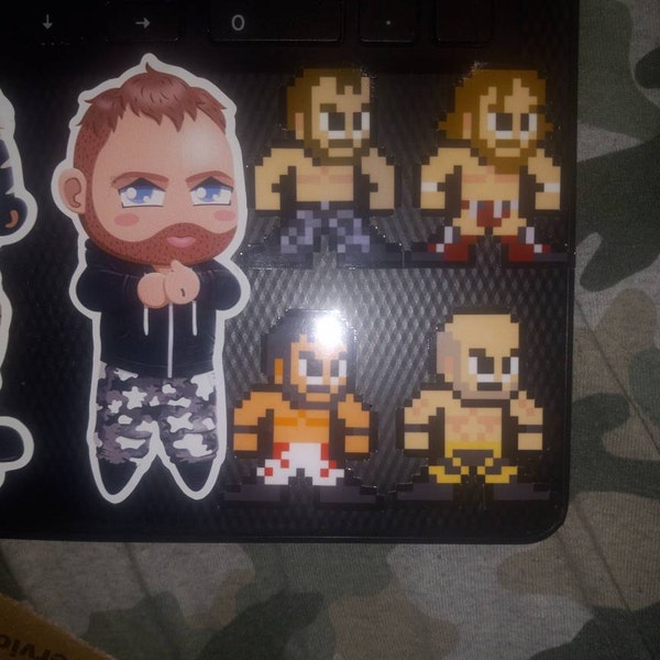 8-bit Pixel Art Stickers Horror Movie Villains Collection Vinyl Sticker ...