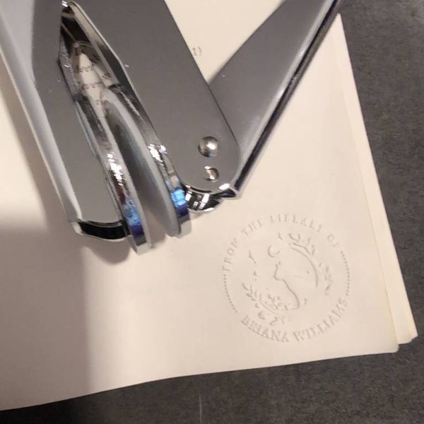 Personalized Book Embosser/from the Library of / Book Embosser/custom ...