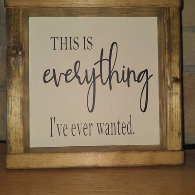 Small Rustic Farmhouse Wood Signhome Decor Signwall - Etsy