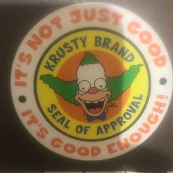 The Simpsons Decals Full Color Vinyl Pin Pals Kwik E Mart Isotopes ...
