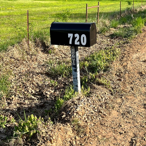 Mailbox Reflective Numbers Decals, Mailbox Reflective Digits, Mailbox ...