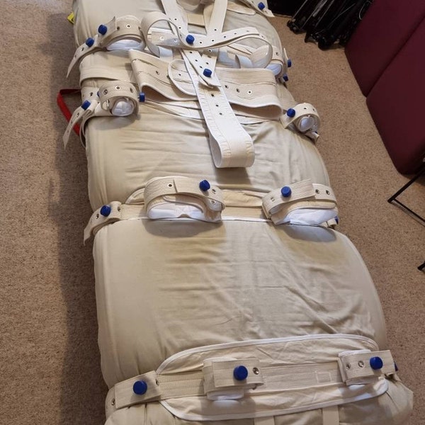 15 Point Segufix Bed Restraint Kit Head Shoulder Waist Crotch Wrist Arm ...