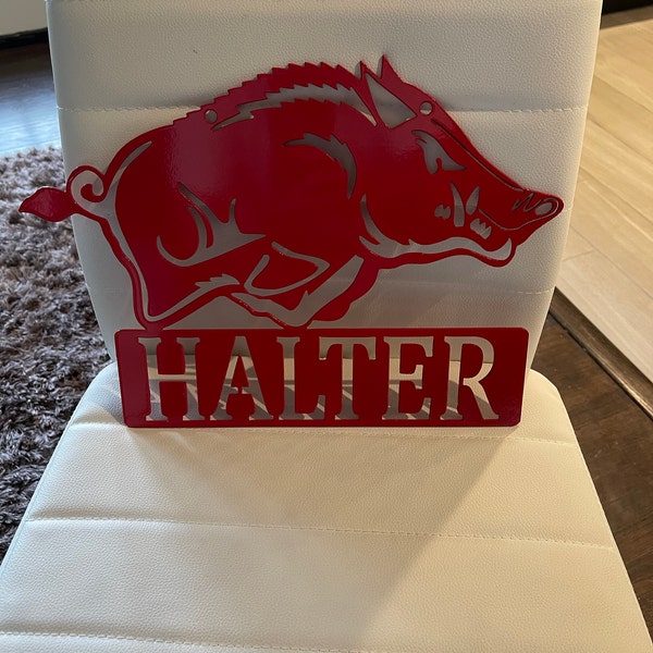 Metal Licensed Metal Razorback Cut Out - Etsy
