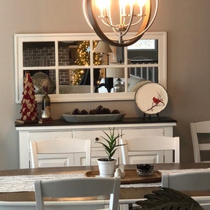 Transom Headboard Mirror Transom Mirror . Cottage - Etsy