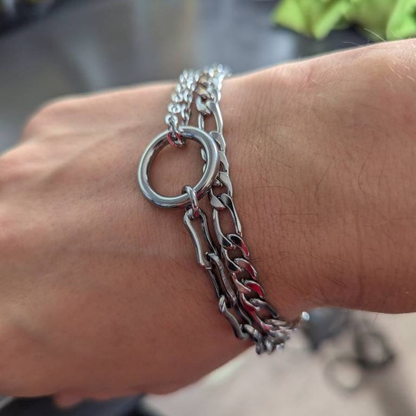 Walking in My Shoes Industrial Style Boot Chain With Nuts, Punk Boot ...