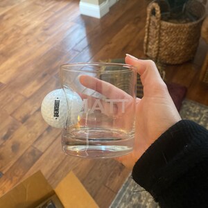 Benshot Golf Ball Rocks Glass - Etsy