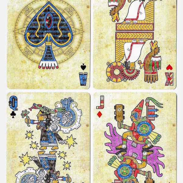 Japanese Scrolls Playing Cards - Etsy