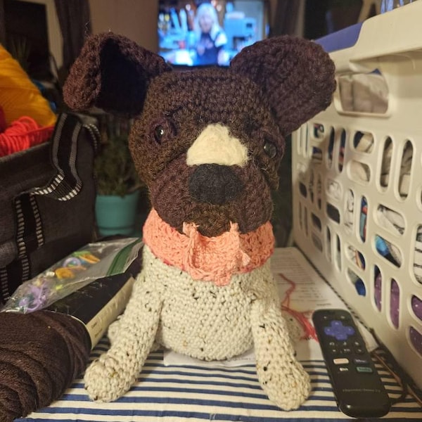 English Bulldog Crochet Pattern, Bulldog Dog Amigurumi Pattern, Crochet ...