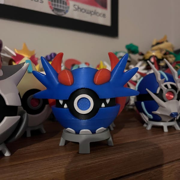 Pokeball Pokemon Themed 3D STL File Pack | Pokemon Files for 3D ...