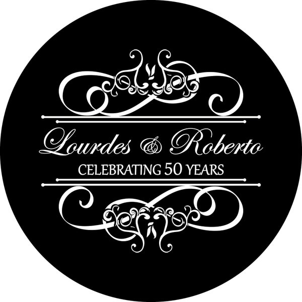 Monogram for Wedding, Gobo Monogram, Wedding Gobo Monogram, Static Gobo ...