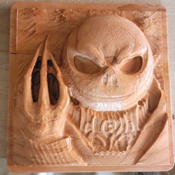 Halloween Skull 3d Stl Model Cnc Router Engraver Artcam Aspire Cnc