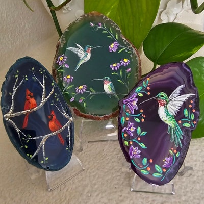 Hand Painted Rock Solar Eclipse 2024 moon & Sun by Inspirationrocks4u ...