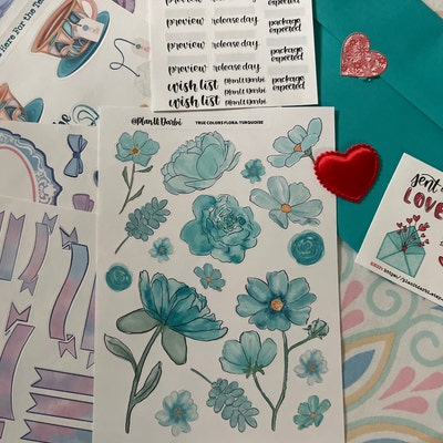 Printable Planner Stickers: Kasia PLANT LOVER Stickers Set of 2, Botany ...