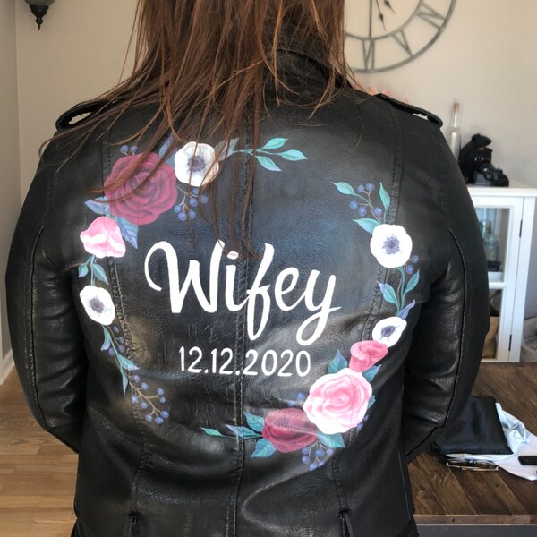 Custom Painted Denim Jacket, Hand Painted Jacket, Custom Jean Jacket ...