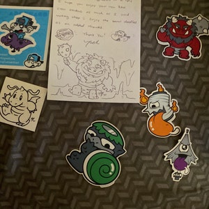 Black and Red Impmon Digimon Sticker 3.5 Inches Wide, 3.75 Inches Tall ...