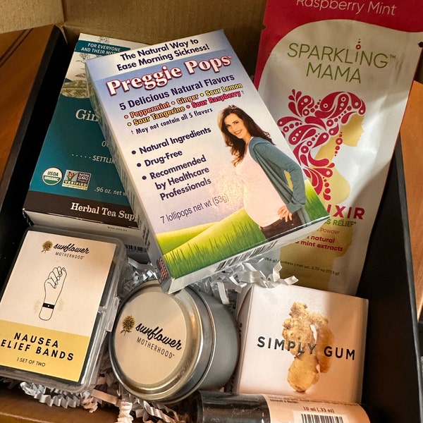 Morning Sickness Box | First Trimester Gift | Pregnancy Nausea Gift Box ...