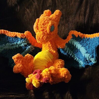 Crochet Wyvern Pattern Dragon Hatchling Amigurumi Tutorial - Etsy