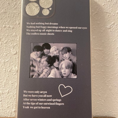 Bts Phone Case Btsarmy Aesthetic Phone Case Kpop Jimin - Etsy