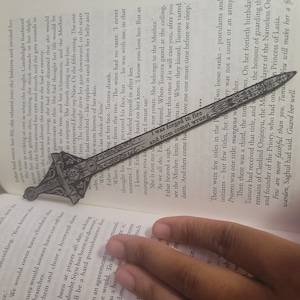 Middle-earth Scroll Map Wooden Bookmark Lord of the Rings - Etsy