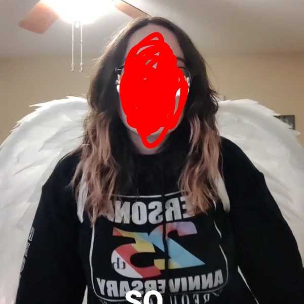 Fluffy White Angel Wings/angel Cosplay Costume/angel Costume for Party ...