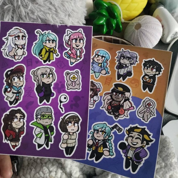 FF6 Character Sprites - Vinyl Sticker Sheet - Etsy