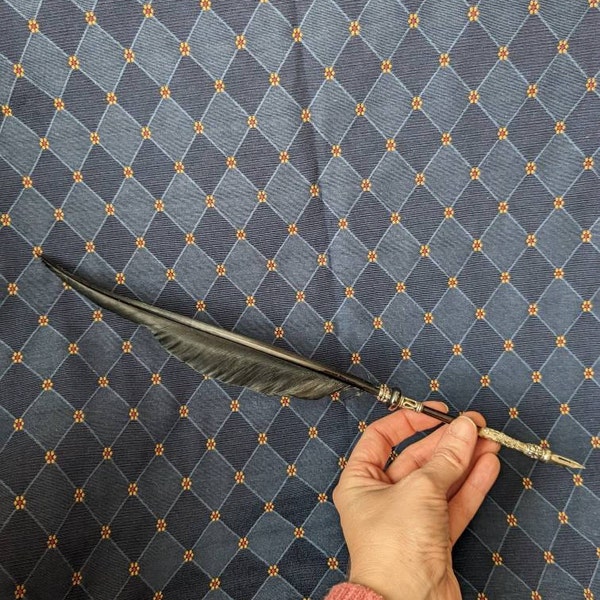 NEW Mini- Quill Pen PEARL Raven's Wing Ink Dip Porcupine Quill Feather ...