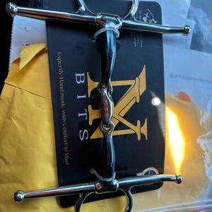 NY TACK 5" Baucher German Silver Jointed Lozenge Snaffle Horse Bit - Etsy