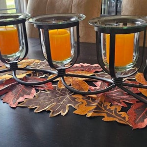 Wooden Fall Harvest Farmhouse and Tree Tabletop Decor. Wood Autumn ...