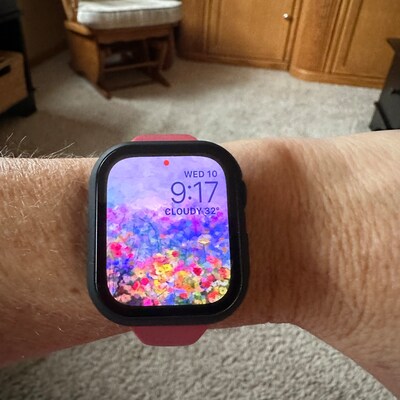 Personalized Apple Watch Wallpaper Monogram Smartwatch Background ...