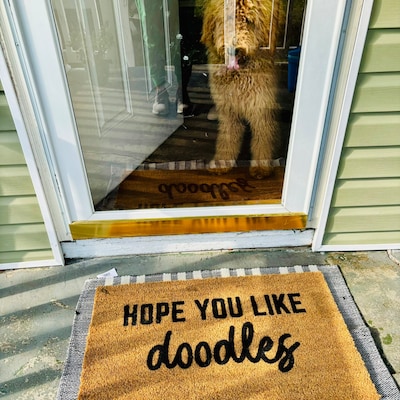 Hope You Like Doodles Doormat / Doodle Door Mat / Funny Dog Doormat ...