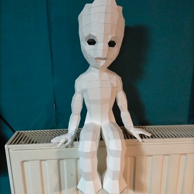 Baby Papercraft, PDF Template, Low Poly Baby, Paper Sculpture, DIY ...