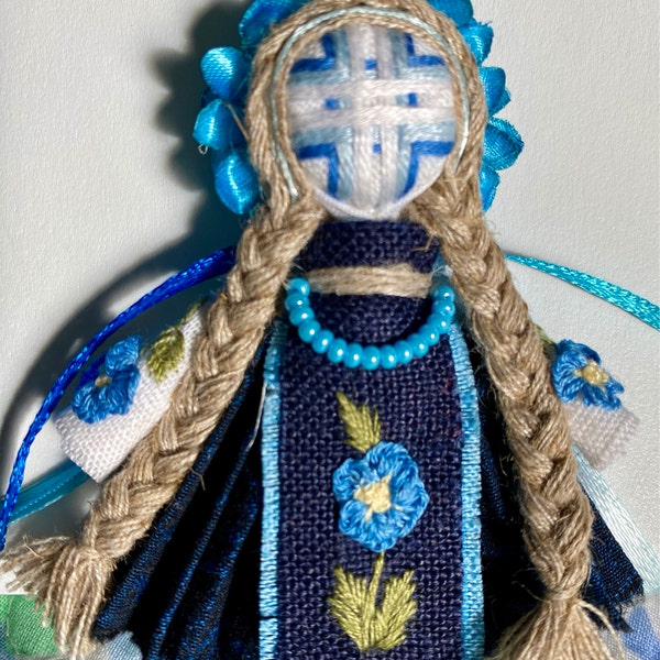 Pumpkin Baba Yaga With the Moon Handmade Ethnic Folk Traditional Doll ...