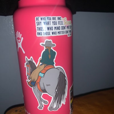 Lone Rider Waterproof Sticker - Etsy