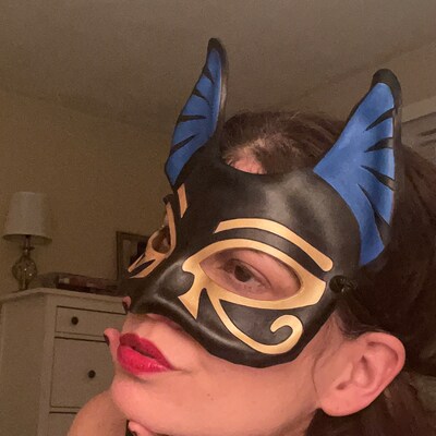 Angel Leather Mask - Etsy
