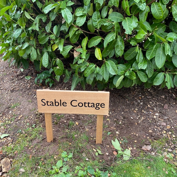 Custom Oak House Signs - Etsy UK