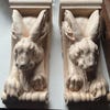 Rabbit Head Wooden Classic Corbel. the Price is for One Piece. - Etsy
