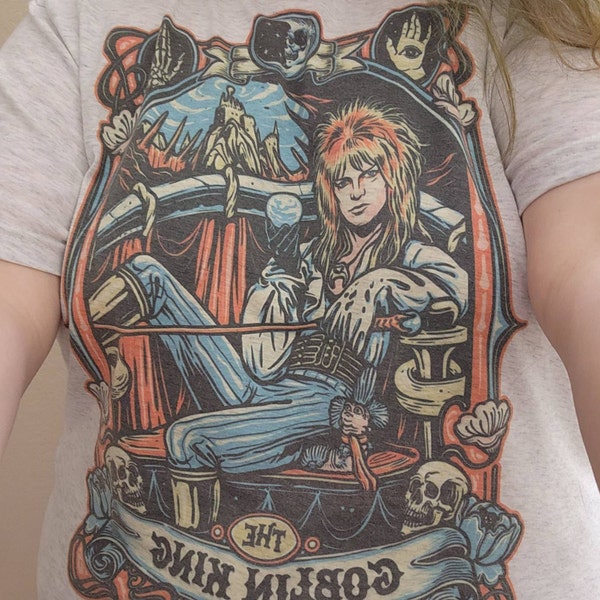 Labyrinth Jareth Shirt Art Nouveau Labyrinth Bowie Movie Tee - Etsy