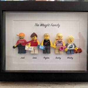 Personalized Mini Me Minifigure Frame - Etsy
