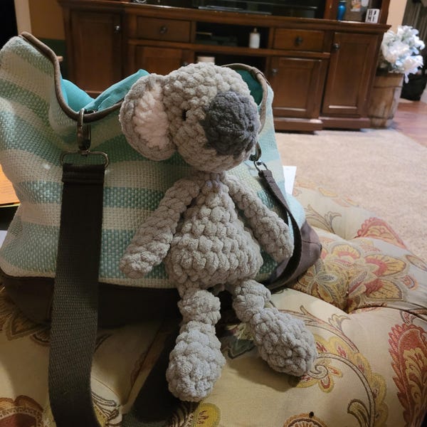 MINI Koa Koala Knotted Lovey — Crochet Koala PATTERN - Etsy
