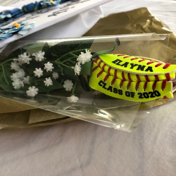 Personalized Softball Rose | Personalized Softball Gifts | Softball ...